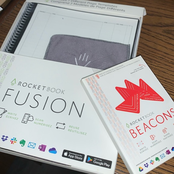 Rocketbook | Other | New Rocketbooks Fusion And Beacons | Poshmark